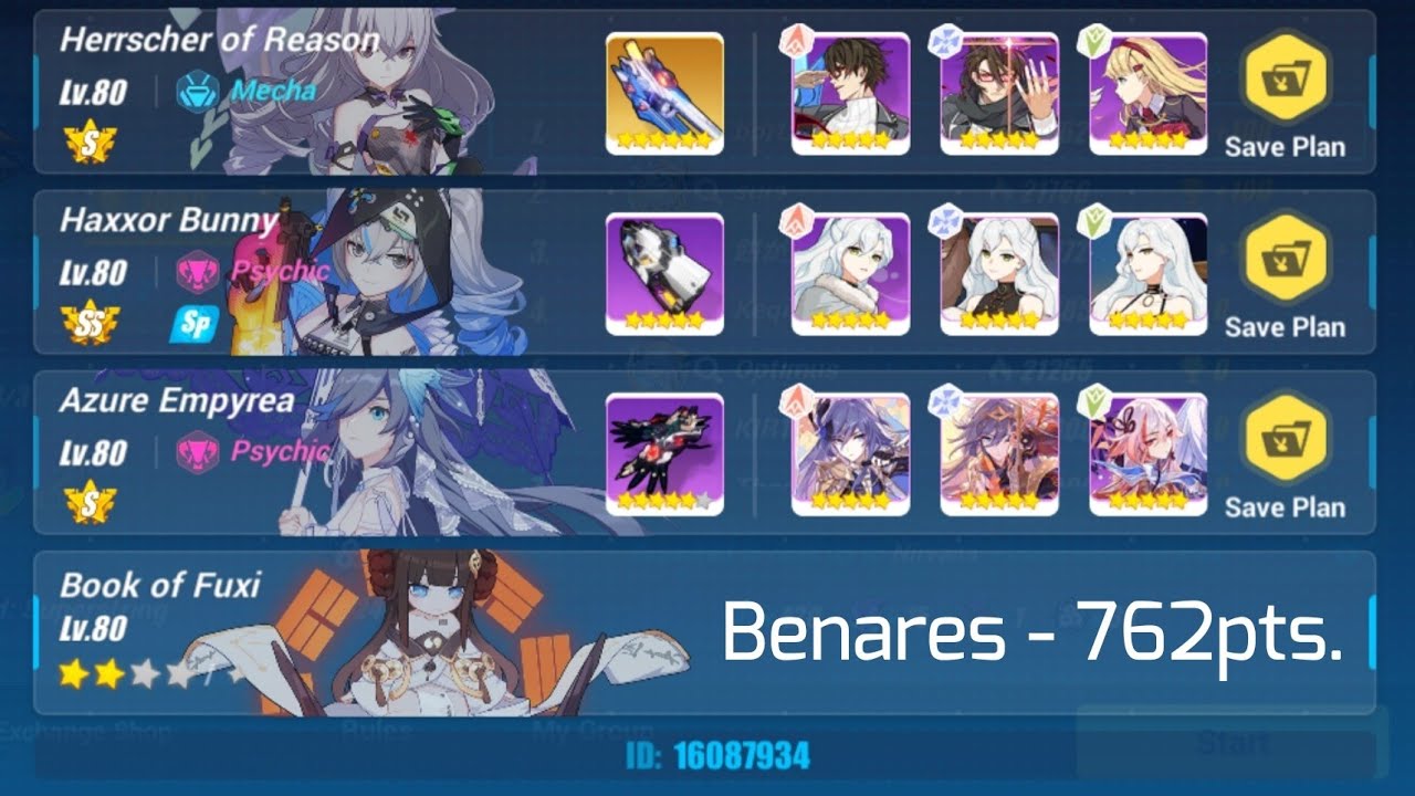 [HI3 SEA] (RL 368D) | Benares - Ice Weather | HoR, HB(SS), AE - 762pts ...