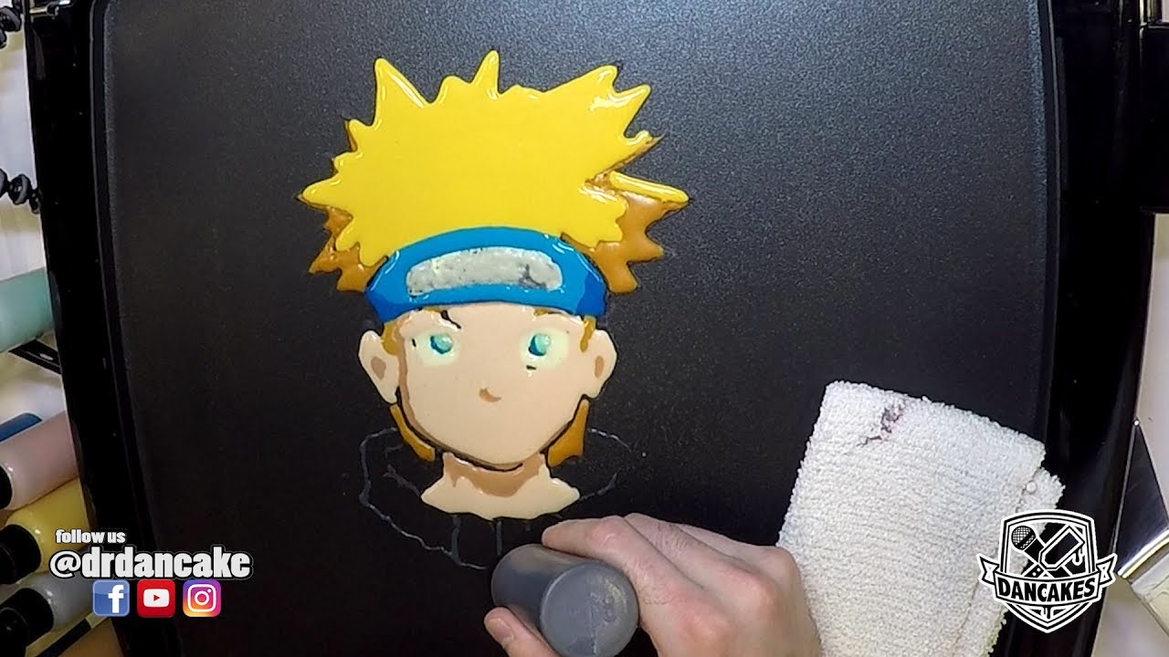 Naruto Pancake Art LIVE at Comic Con - YouTube