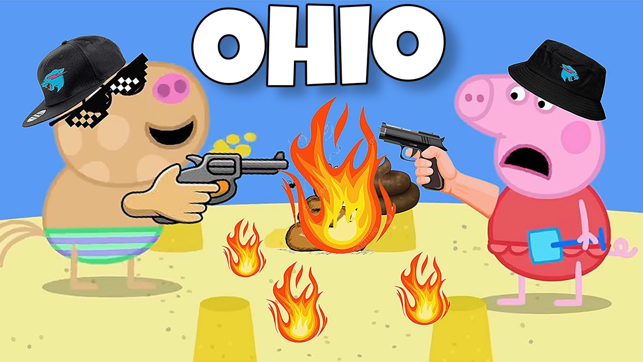 Daddy Pig is wearing his swimming costume / Ohio Memes - YouTube