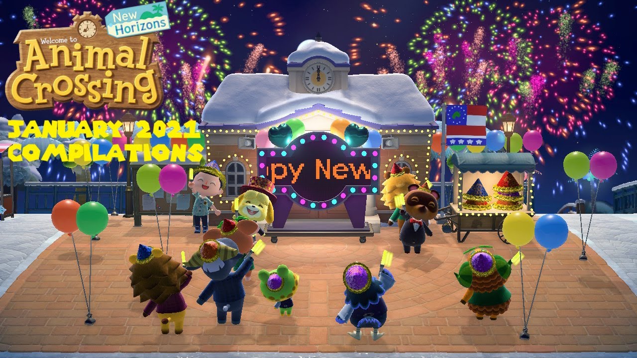 Animal Crossing New Horizons January 2021 Compilations - YouTube