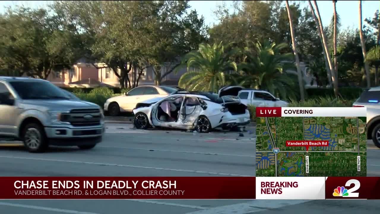 1 dead, multiple injured after vehicle pursuit ends in 5-vehicle crash ...
