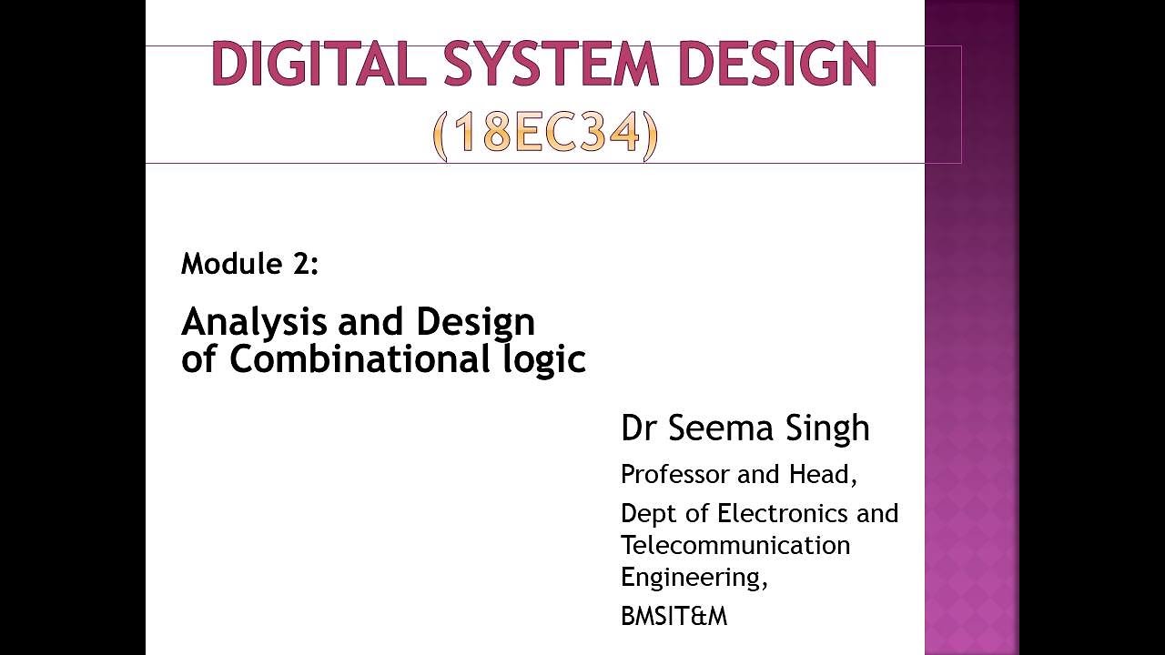 DSD Module 2 class 6 - Priority Encoders by Dr. Seema Singh, Professor ...