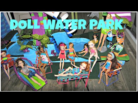 How To Make a Miniature Water Park Pool - DIY Craft - YouTube