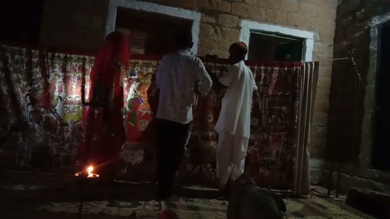 पाबूजी की पड़ जेठाराम जी भील बाड़मेर | 4K Hd Video | Pabuji Rathod Ki ...