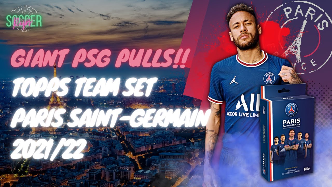 GIANT PSG PULLS!! OPENING BOXES OF 2021/22 TOPPS PARIS SAINT-GERMAIN ...