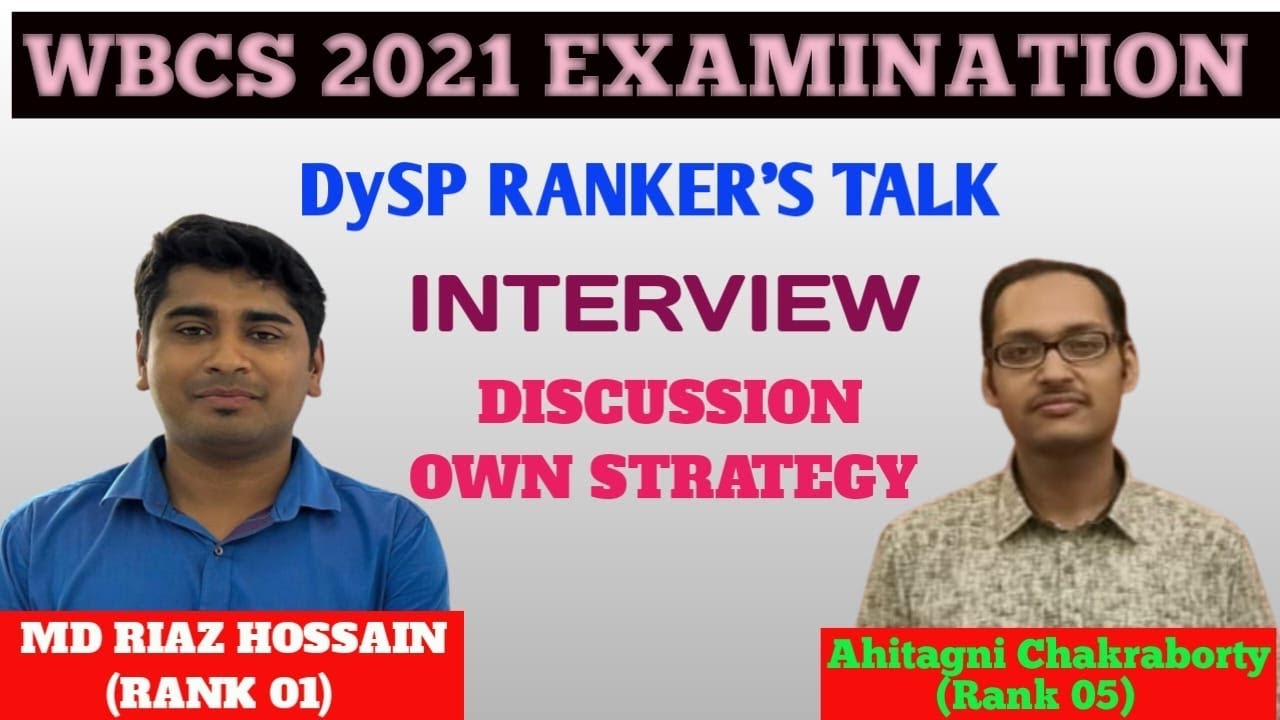 Ahitagni Chakraborty || Rank 5 || DSP || WBPS || WBCS 2021 || Physics ...