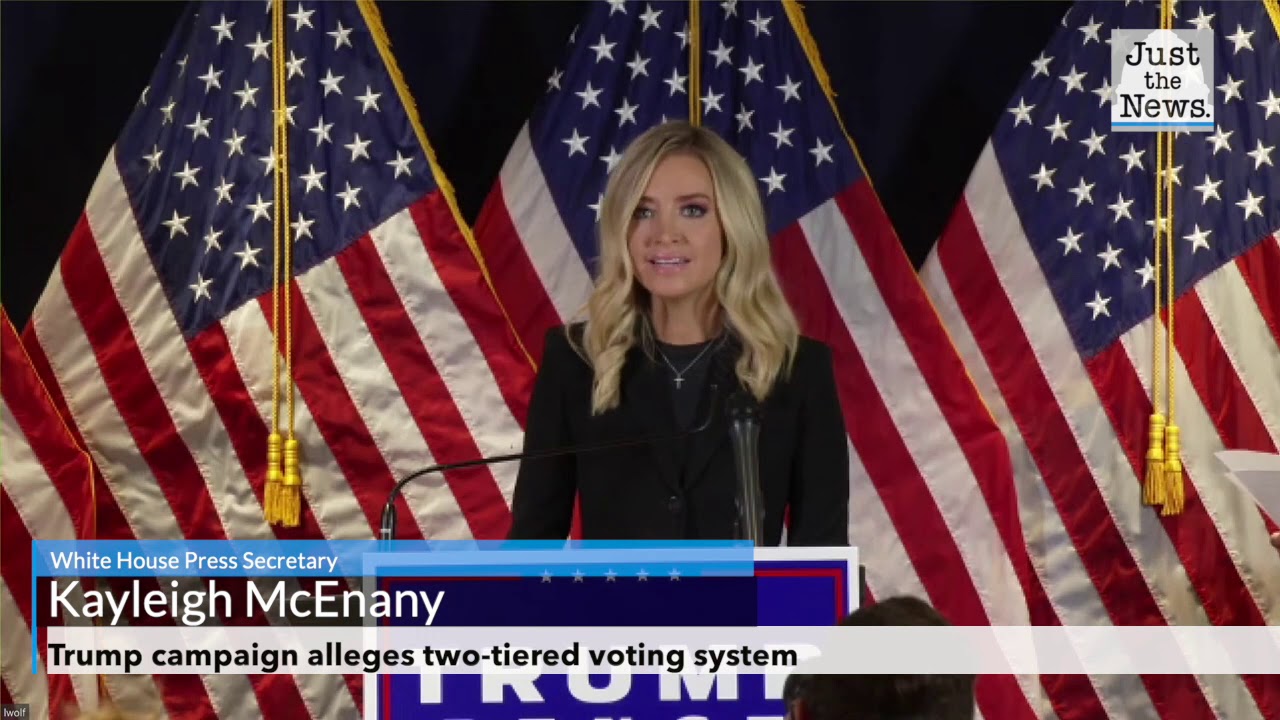Trump campaign alleges two-tiered voting system - YouTube