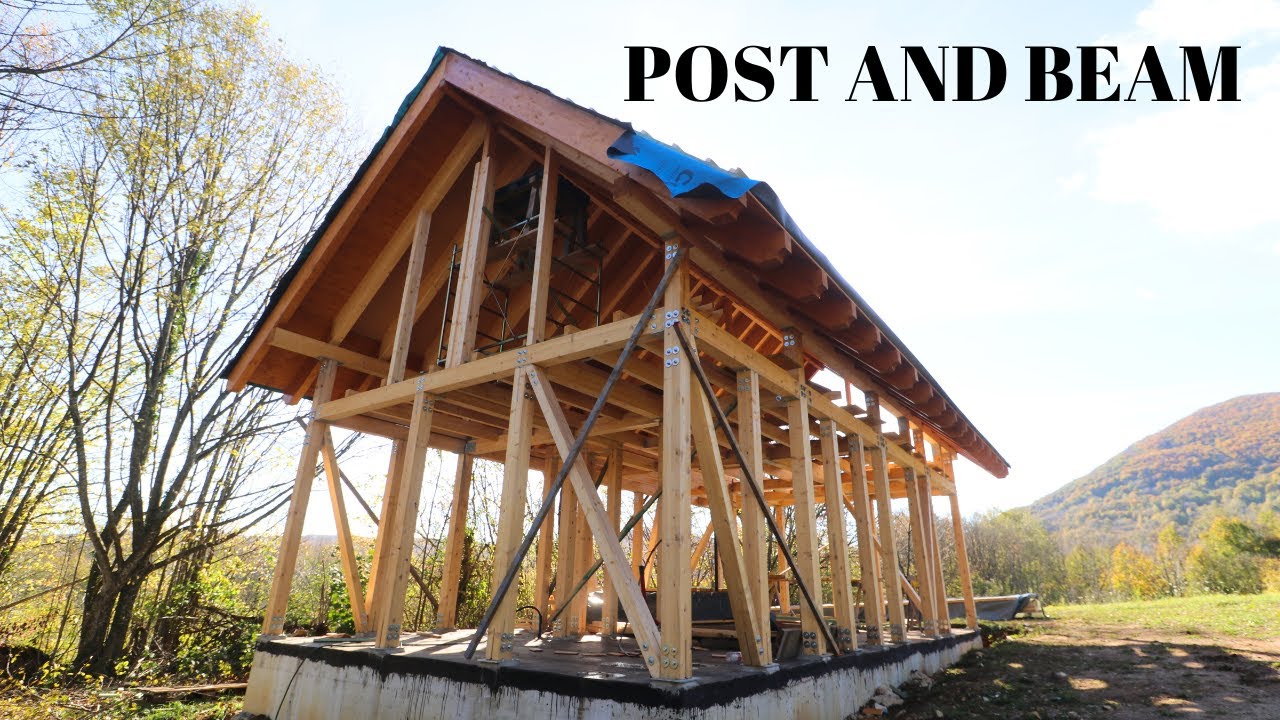 Vacation House Build - Post and Beam - YouTube