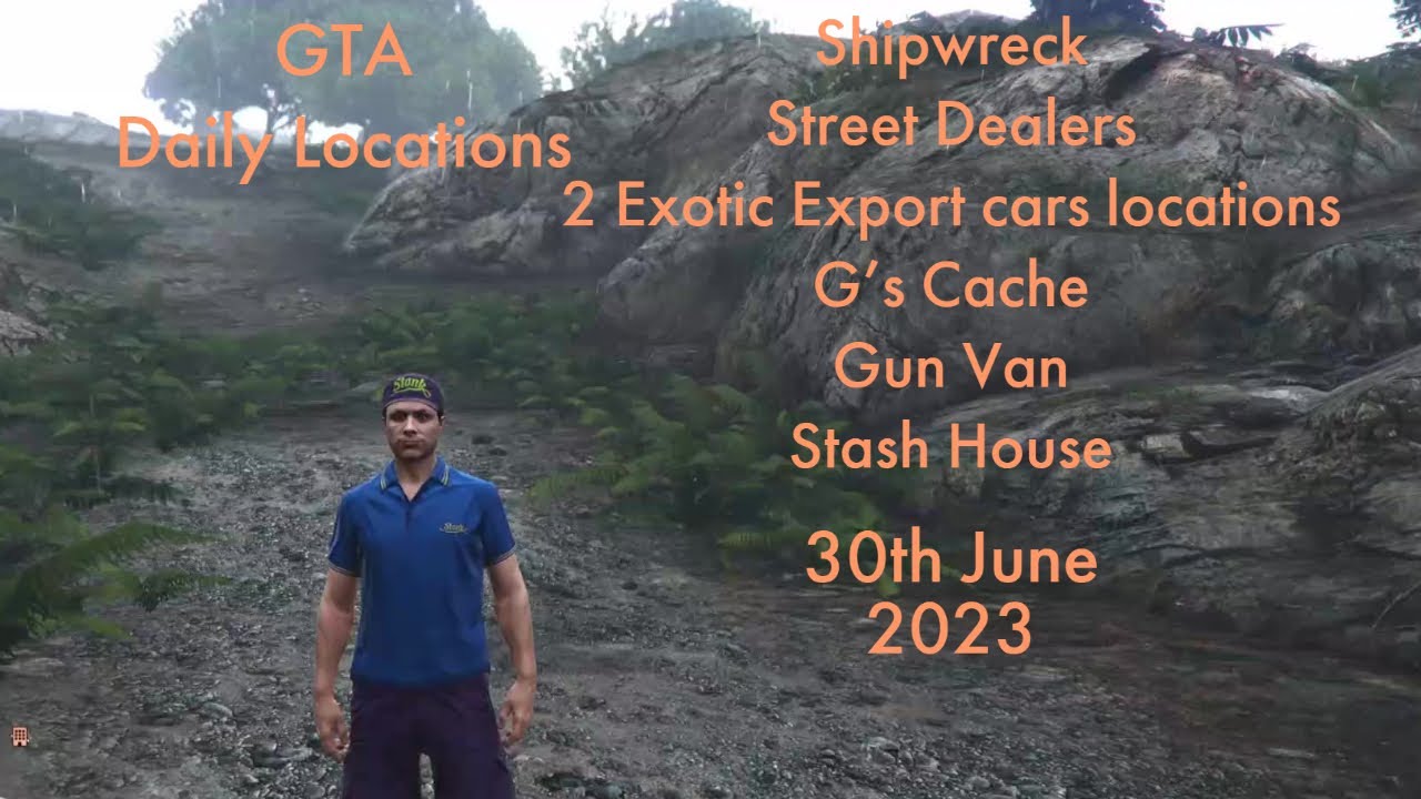 Shipwreck, Street Dealers, G's Cache, Gun Van & Stash House Locations ...
