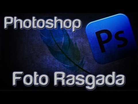 Photoshop CS6 - Efeito Foto Rasgada - YouTube