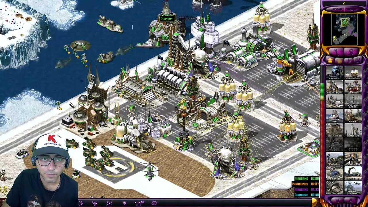 Epic Gameplay: REBORN Mod for Red Alert 2 - 1v5 Brutal Insane AI - YouTube