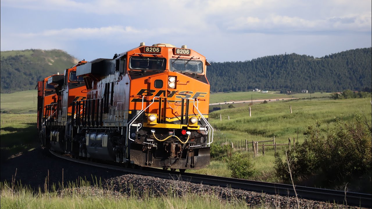 NS 1072, ex-Southern Pacific AC44, Boeing fuselages, and three trains ...