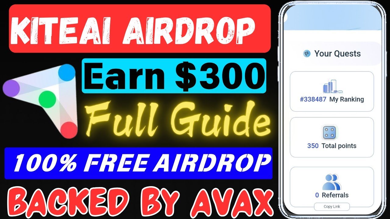 Kite AI Airdrop | Full Guide | Free Testnet Airdrop Backed by AVAX ...