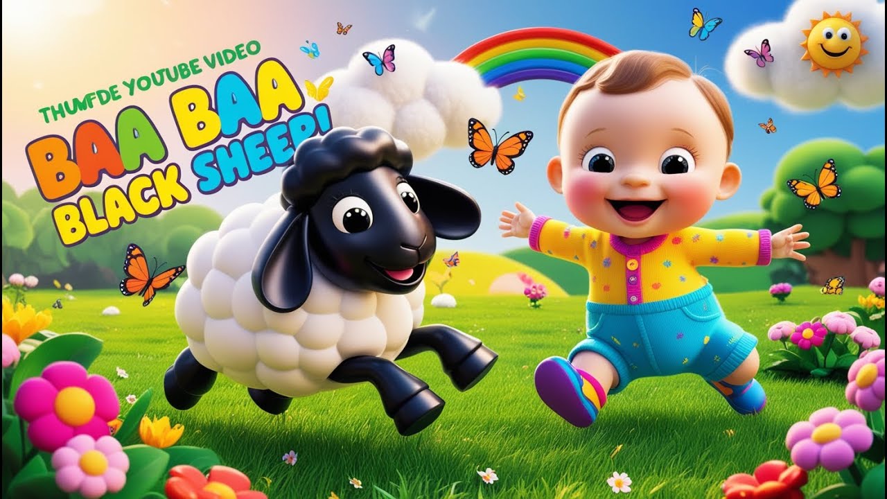 Baba Black Sheep | Fun & Engaging Kids Rhyme | Baba Baba Black Sheep Song with Lyrics - YouTube