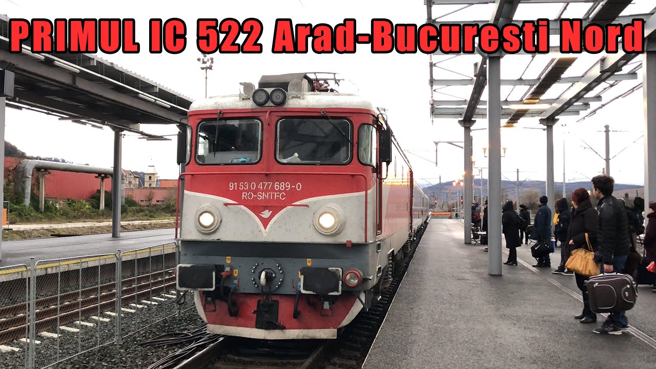 Primul IC 522 Arad-Bucuresti Nord, soseste in Gara Deva - YouTube