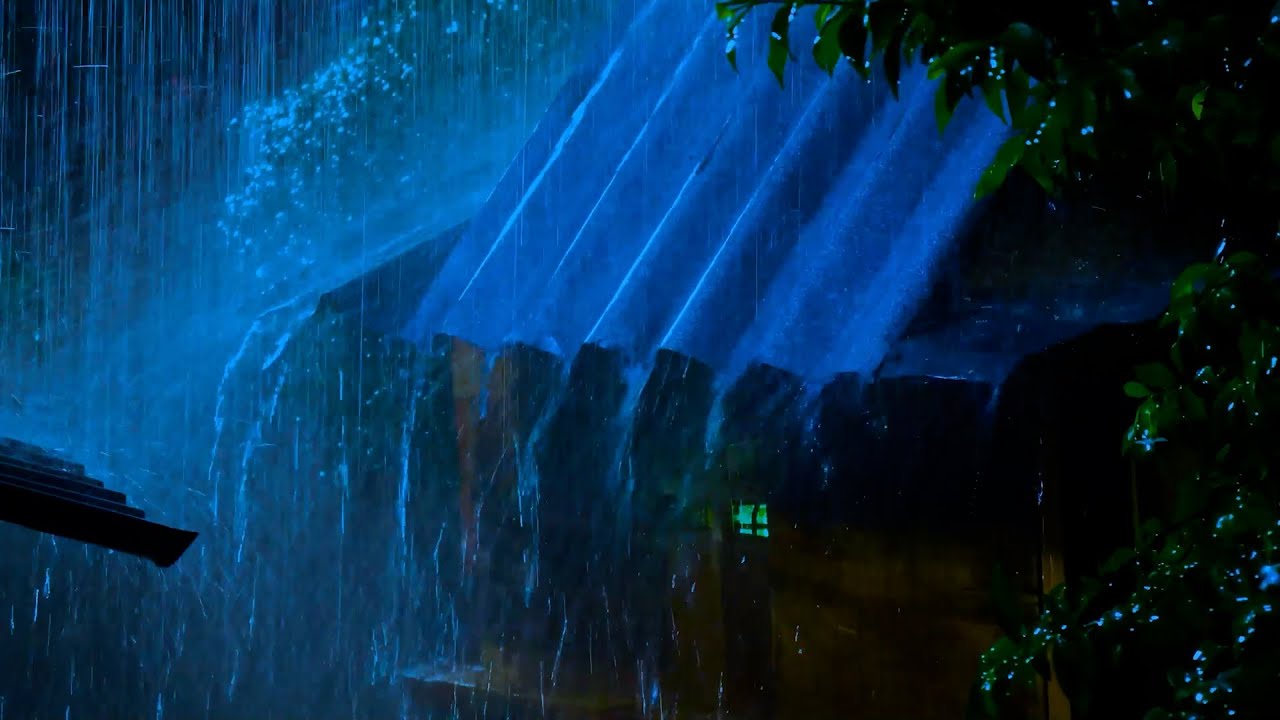 Rain on Roof | Beat Insomnia and Fall Asleep in 5 Minutes with Heavy ...