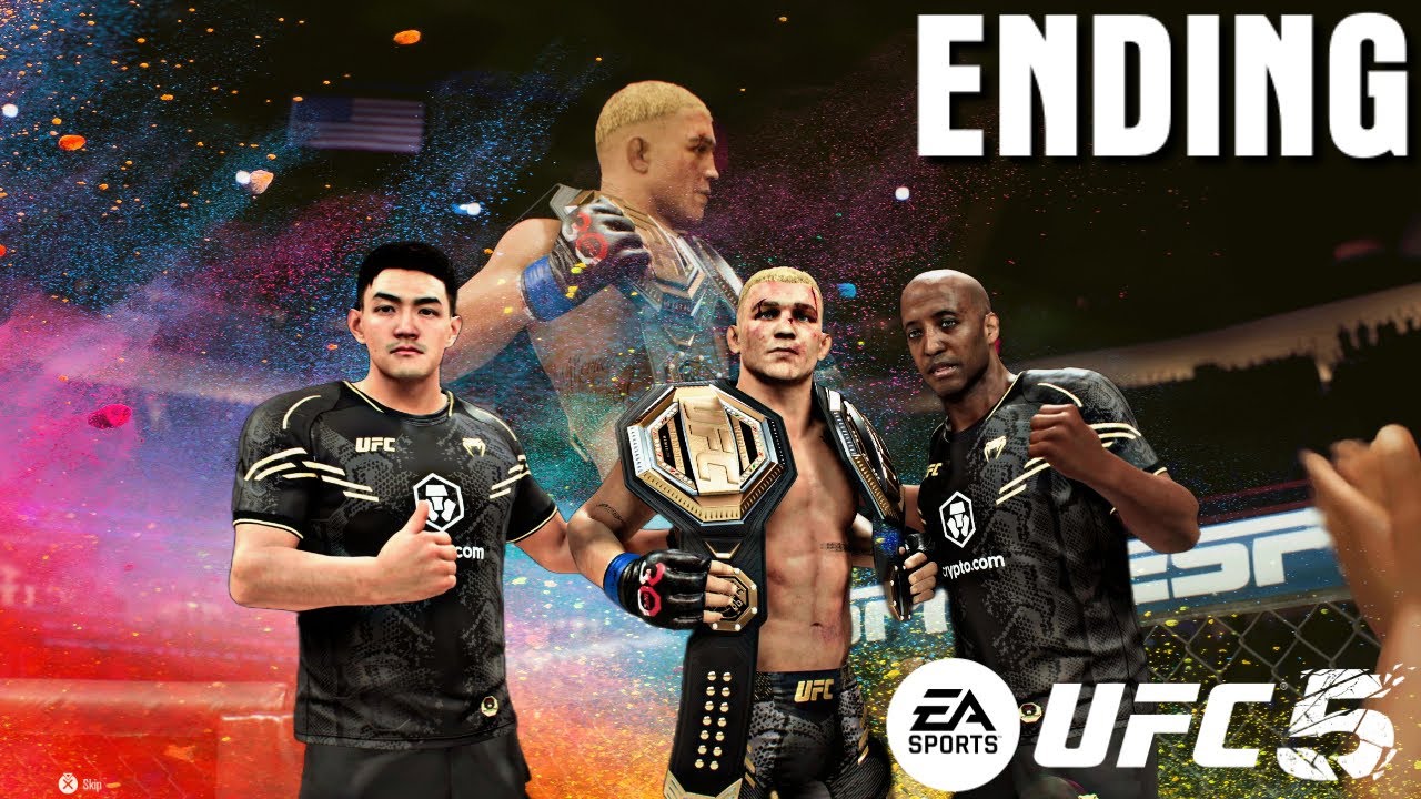 ENDING - UFC 5 Legendary CAREER MODE Walkthrough Part 9 - YouTube