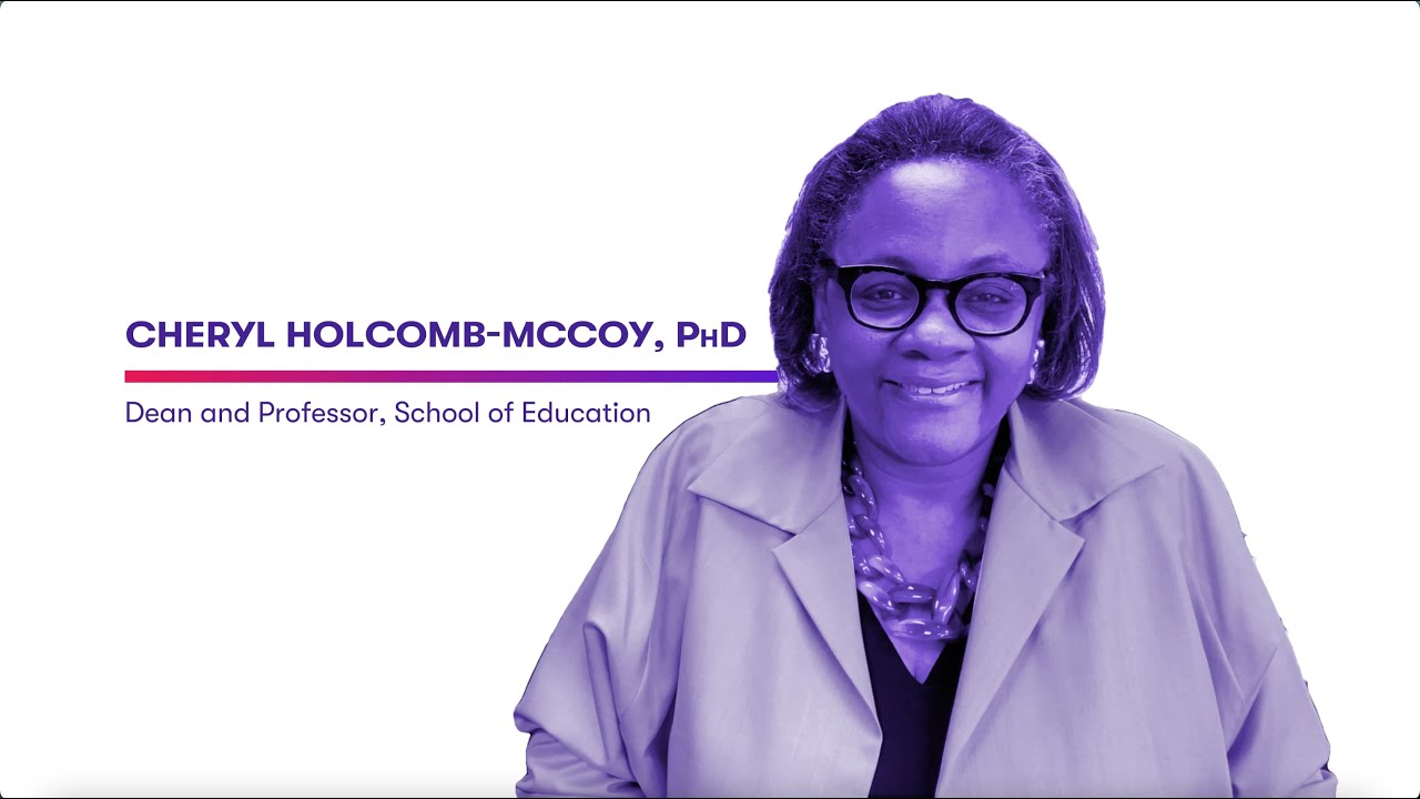 60 Seconds with AU Expert Cheryl Holcomb-McCoy - YouTube