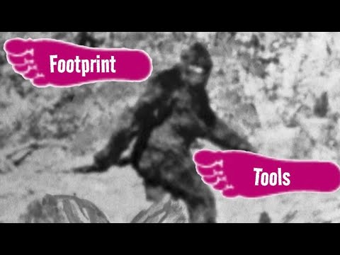 Footprint tools - vintage wrenches, chisels and drill - YouTube