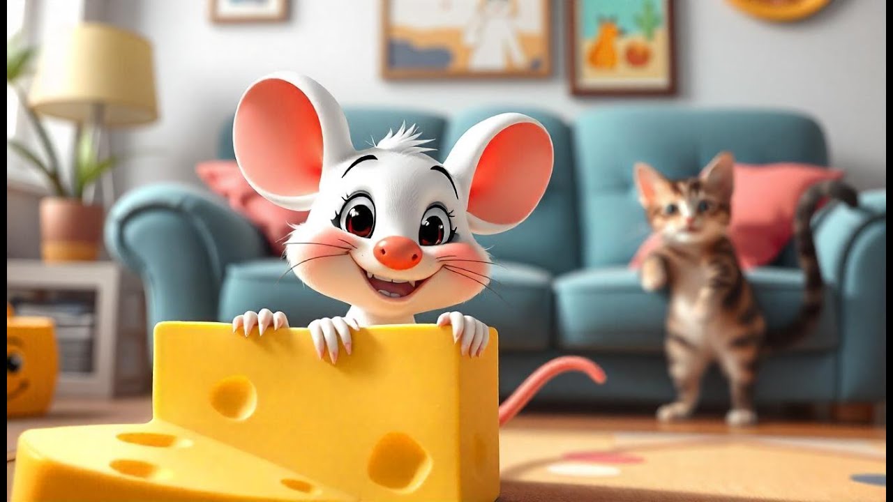 The Mouse And The Cheese - Nursery Rhymes & Kids Songs - Jingle Station ...
