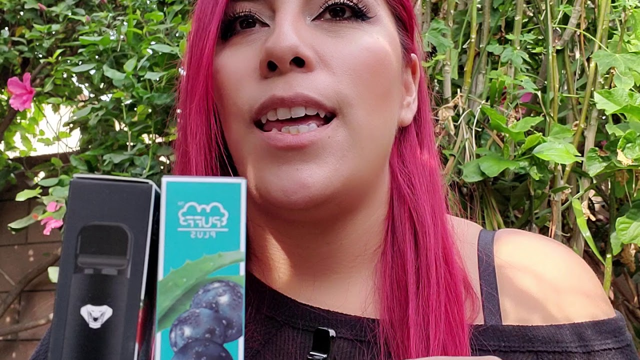PUFF Plus disposable vape in Mamba and Aloe Grape - YouTube