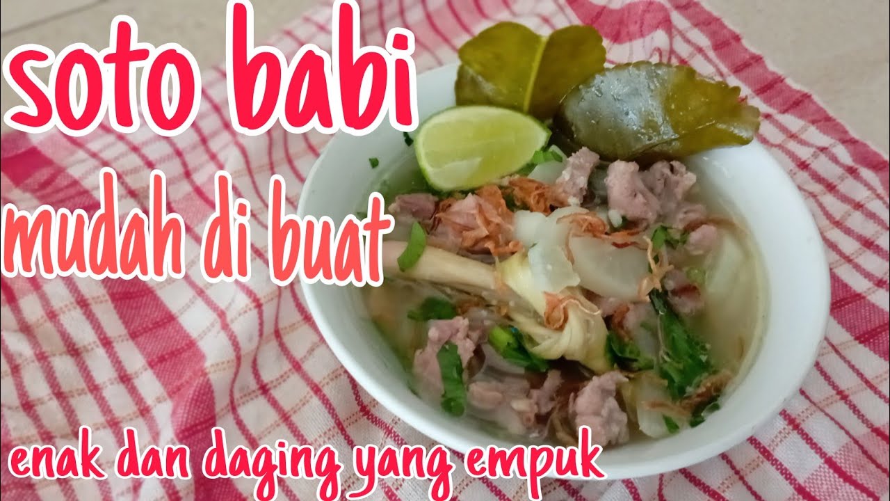 soto babi - YouTube