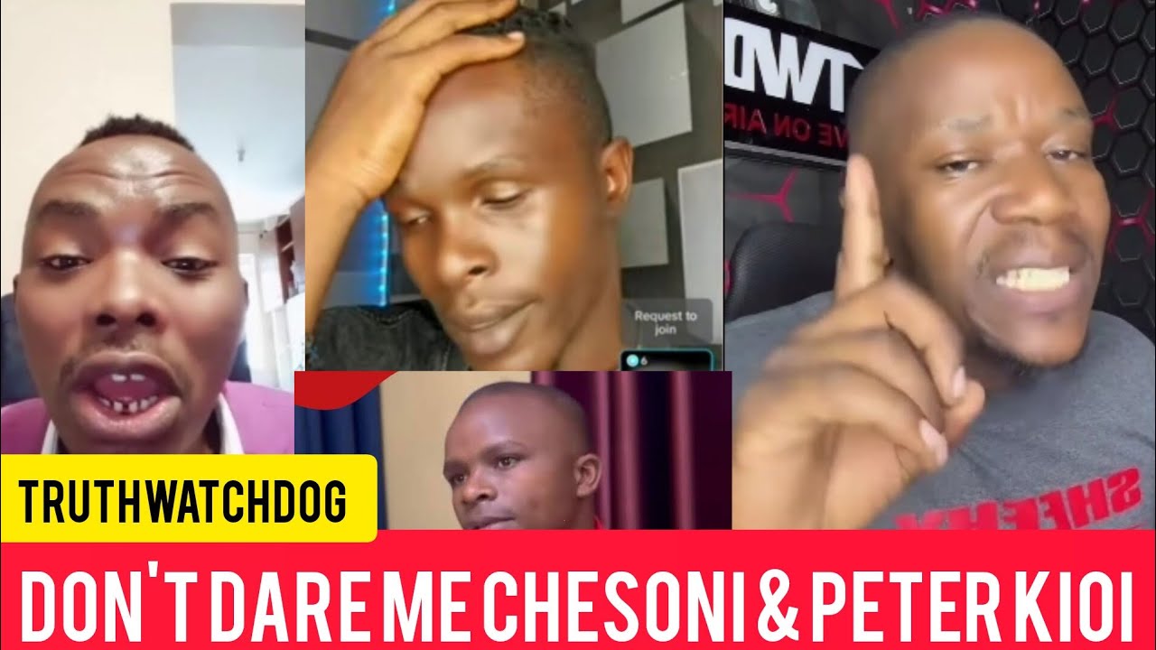Mnikome‼️Brian Chira's Friend Chesoni & Peter kioi Go & Ask Baba T Simu ...