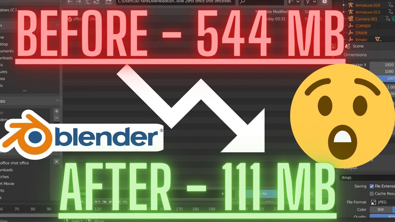 How To Reduce File Size In Blender By 80 Percent With Just This Trick how-to-reduce-file-size-in-blender-by-80-percent-with-just-this-trick