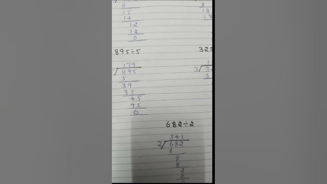 Division Sums Maths Division Sums Easy Division Sums Solved
