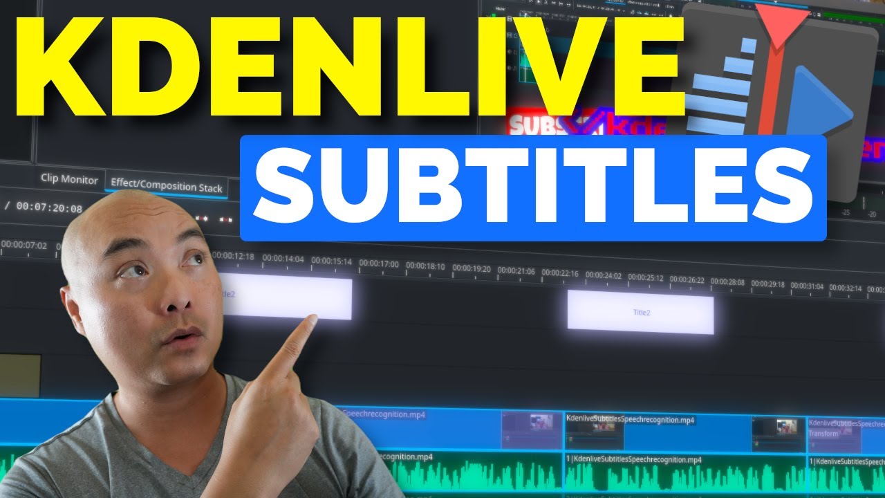Kdenlive Subtitles and Speech Recognition! (Kdenlive Tutorial) - YouTube