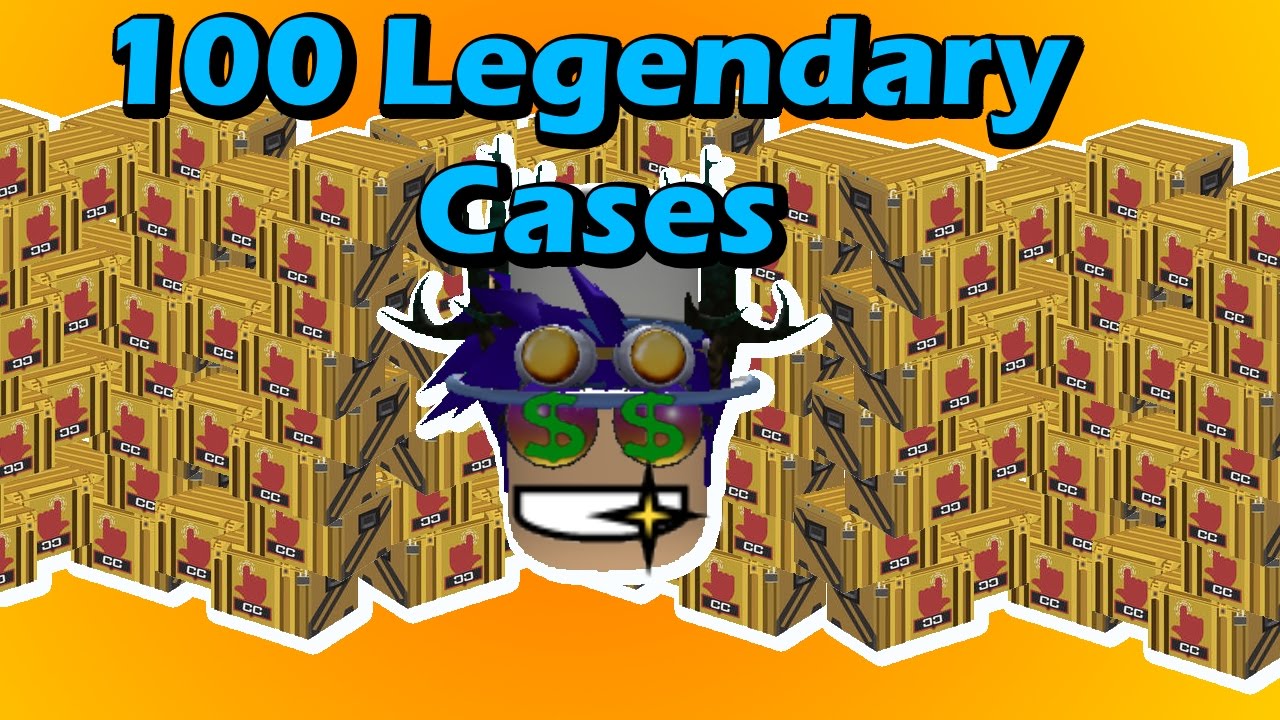 UNBOXING 100 CASES ON - CASE CLICKER - ROBLOX! Quinton9119 - YouTube