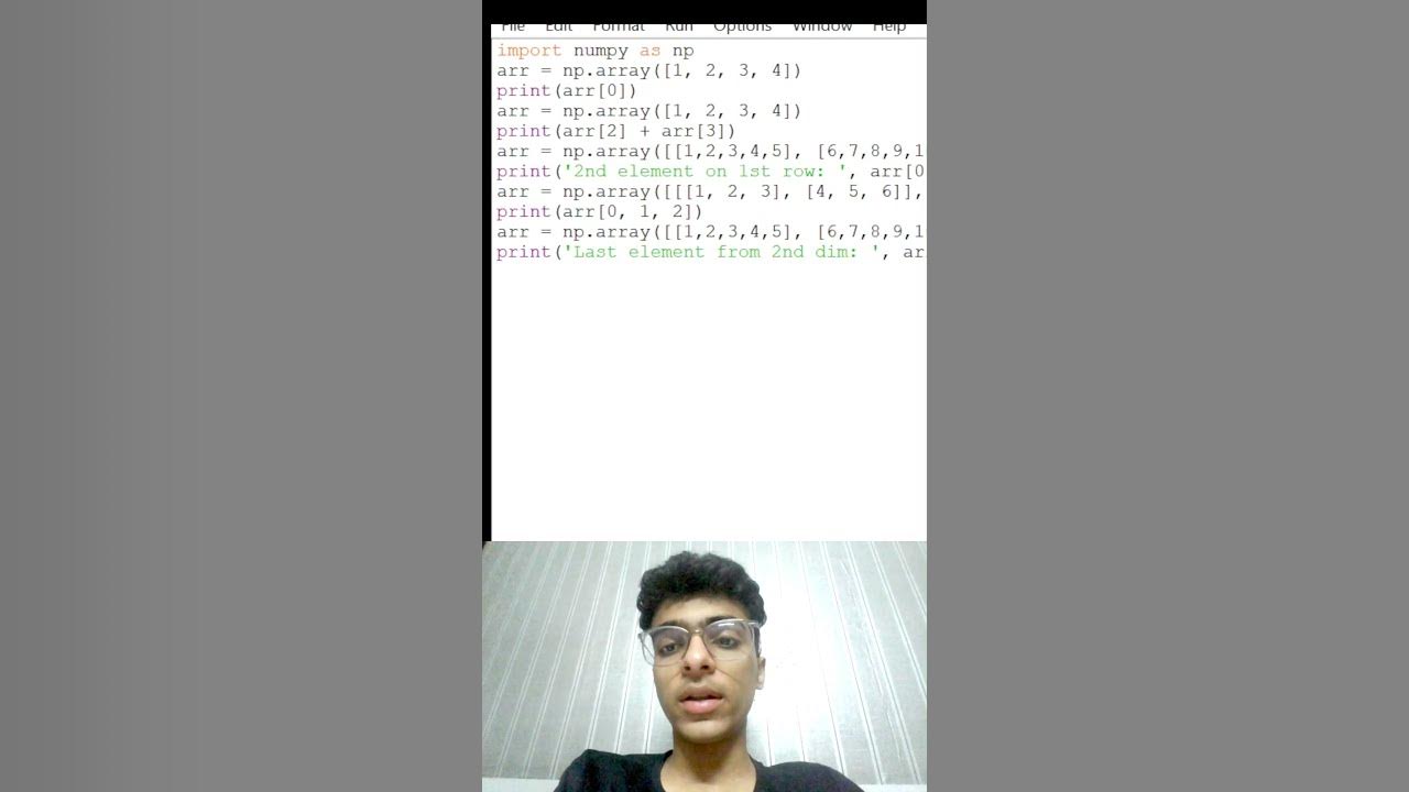 3 Python Numpy Accessing Arrays Beginners Programming Python