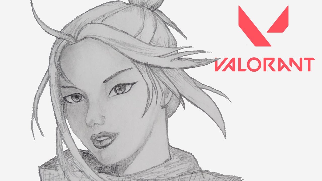 Draw Jett | Valorant - YouTube