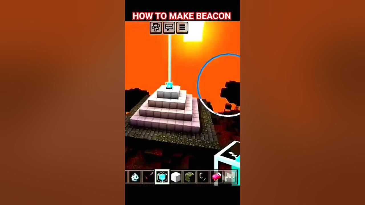 HOW TO MAKE BEACON IN MINECRAFT || #shortsfeed #trending #viral # ...