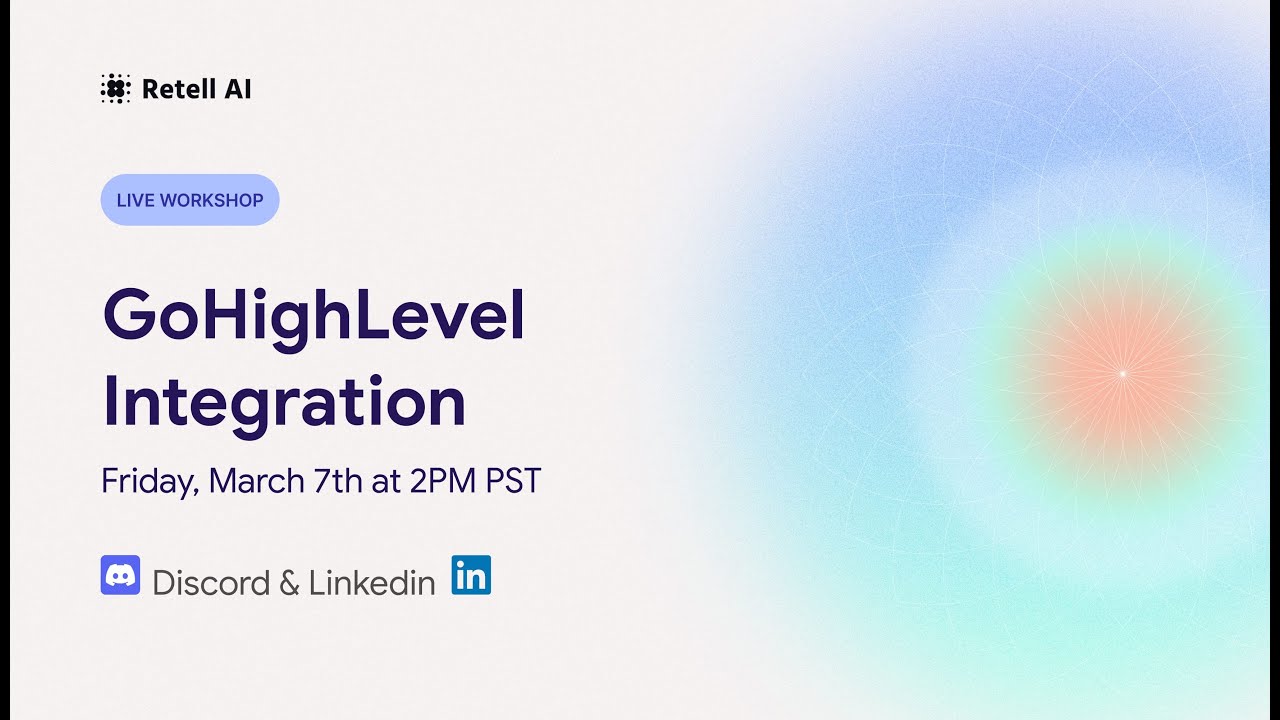 Live Workshop: Retell x GoHighLevel Integration - YouTube