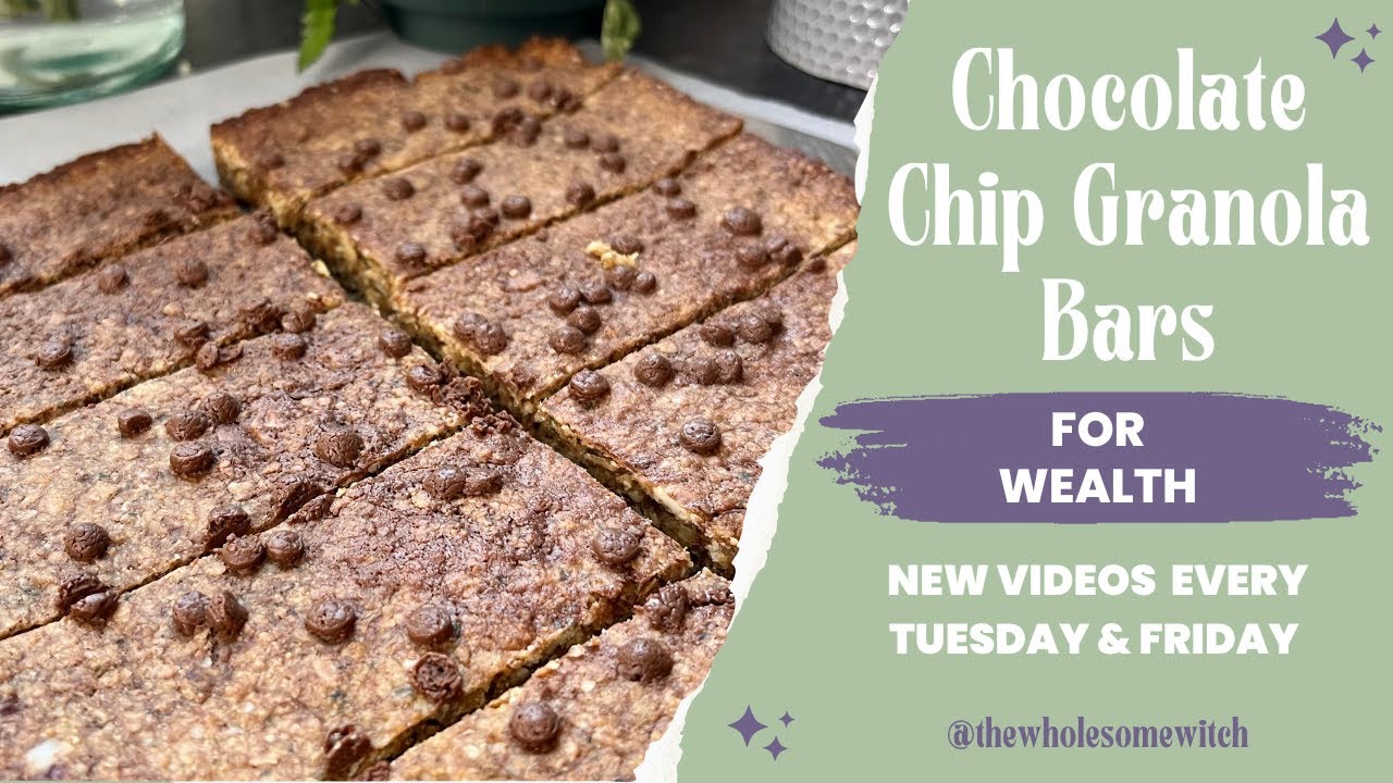 Kitchen Witch: Chocolate Chip Granola Bars for Wealth - YouTube