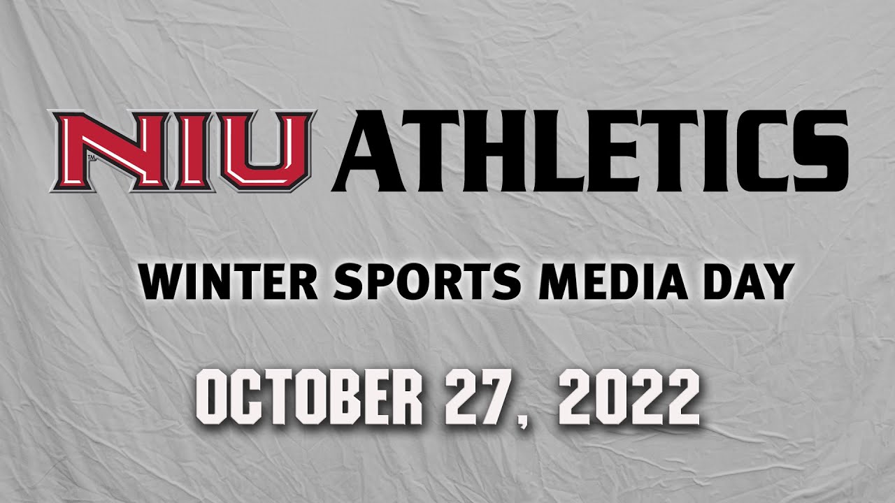 NIU Athletics Winter Sports Media Day 2022 - YouTube