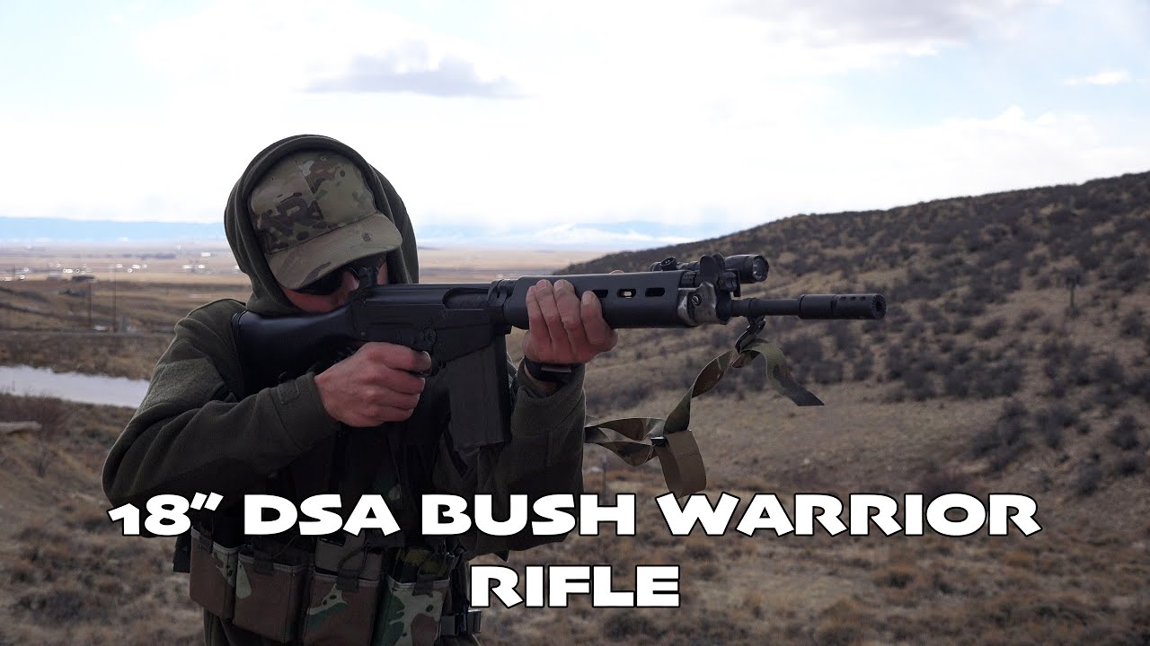 DSA 18" Bush Warrior Rifle FN FAL - YouTube