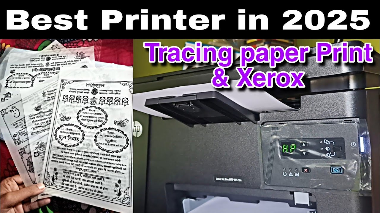 Best Printer for Tracing Butter paper Print and Xerox photo copy in ...