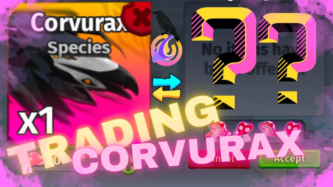 Trading/Trade and view CORVURAX offers | Creatures of Sonaria - YouTube