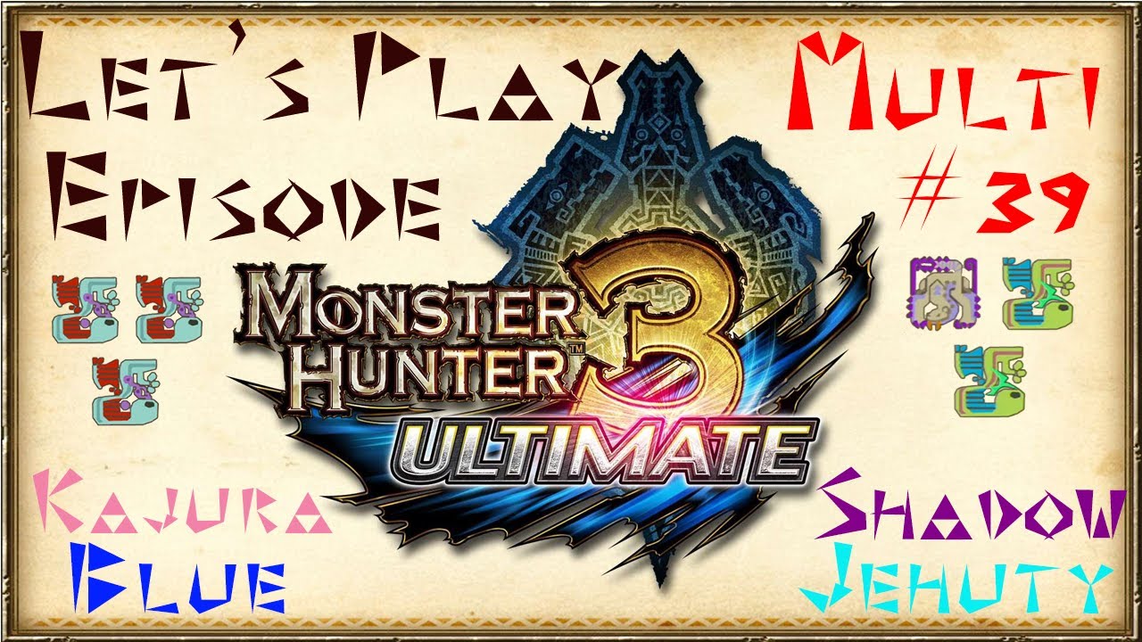 Let's Play Monster Hunter Tri Ultimate - Trio Giggi., Duo Barioth/Giggi ...