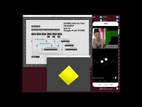 Headbot (ANDROID App) - Control PureData, Max or Processing with your face. FREE on Google ...