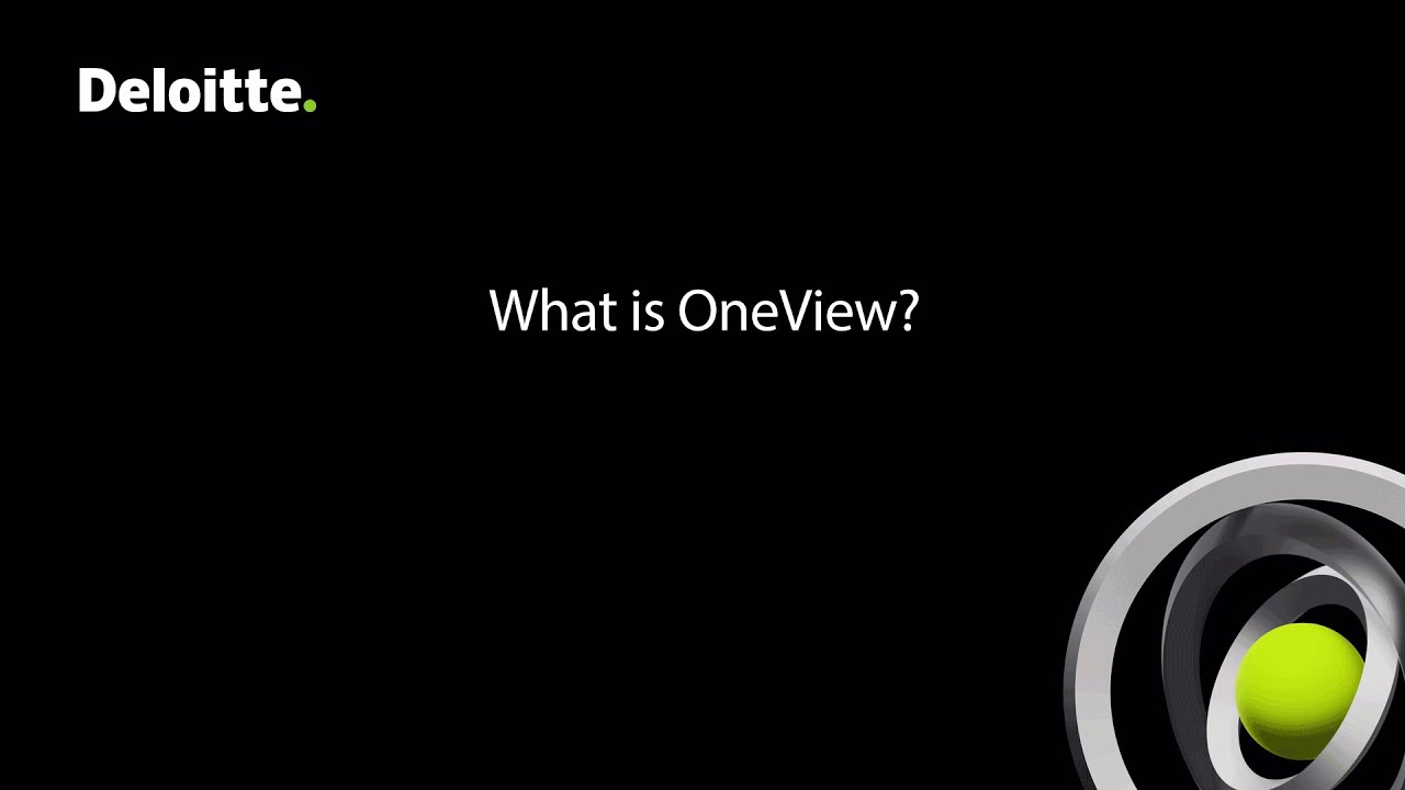 What is OneView? - YouTube