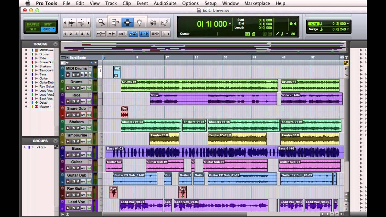 The Universe View in Pro Tools - YouTube