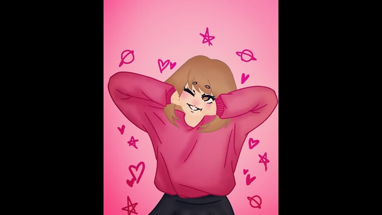 Soft girl Uraraka BNHA speedpaint - YouTube