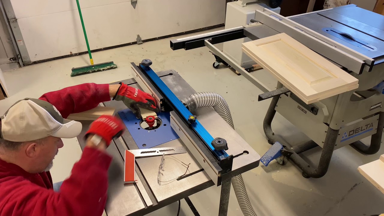 Making raised panel cabinet doors - YouTube