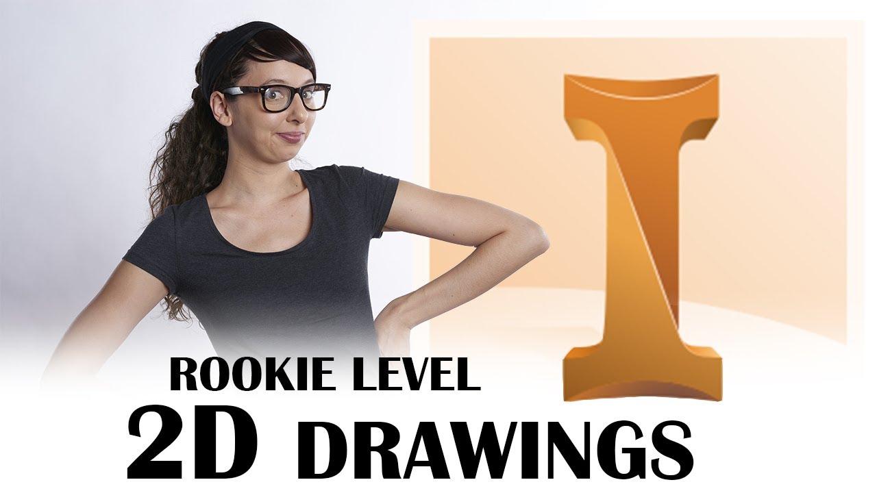 How to begin a 2D drawing in Autodesk Inventor for YouTube - YouTube
