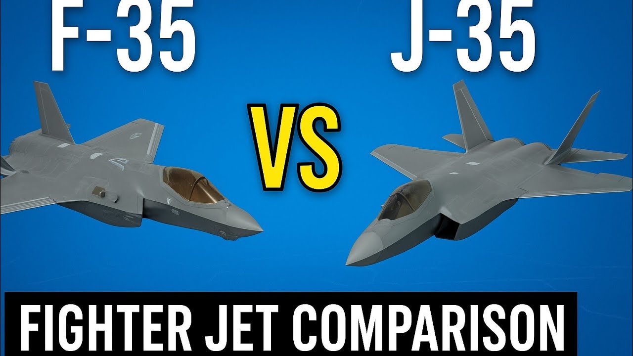 F-35 vs J-35 Fighter Jet Comparison – Who Truly Rules the Skies? - YouTube