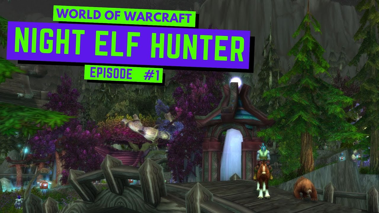 WORLD OF WARCRAFT: NIGHT ELF HUNTER Episode #1 [PC] FULL HD ULTRA HIGH ...