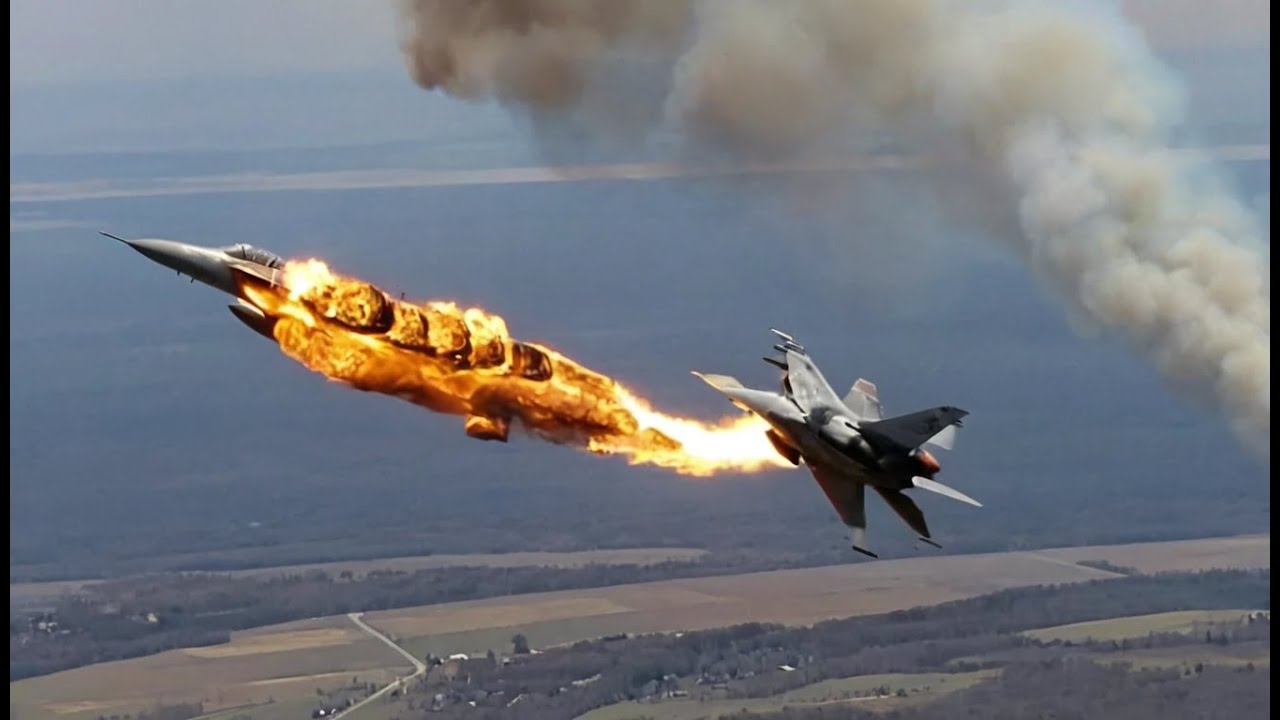 13 Minutes Ago! Thrilling Attack, Russian and US Fighter Jets Attack ...